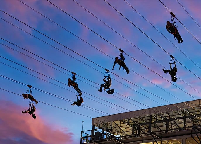Fly LINQ Zip Line — The Linq Promenade